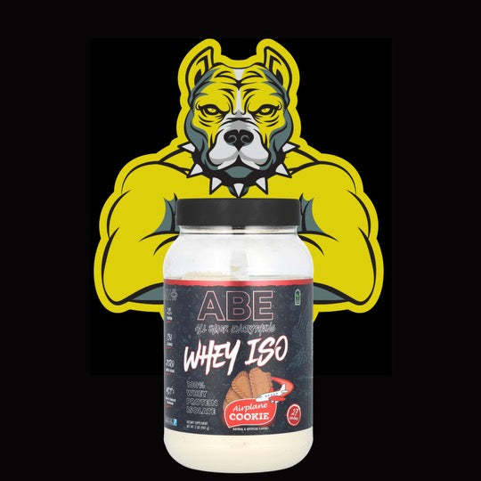 Abe ISO Whey Airplane Cookie BulkBully Supplements – BulkBully Supplements